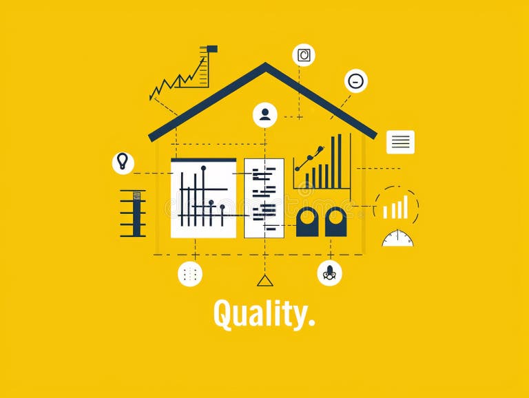 Building Quality a Visual Guide To Quality Management Stock ...