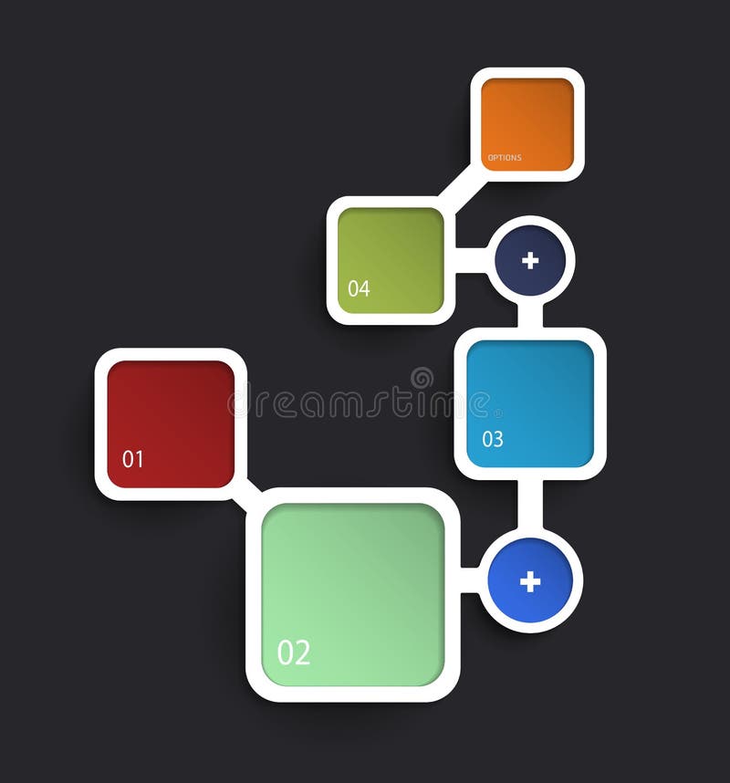 Infographic Web Design Template. Design Frame Stock Illustration ...