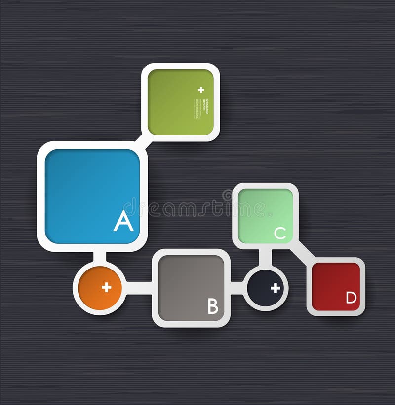 Infographic Web Design Template. Design Frame Stock Vector ...