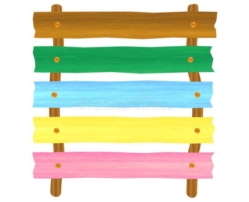 Infographic Wooden Boards - Cdr Format Stock Vector - Illustration of ...