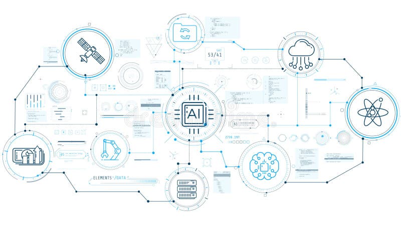 Process Management Using Artificial Intelligence. Stock Video - Video ...