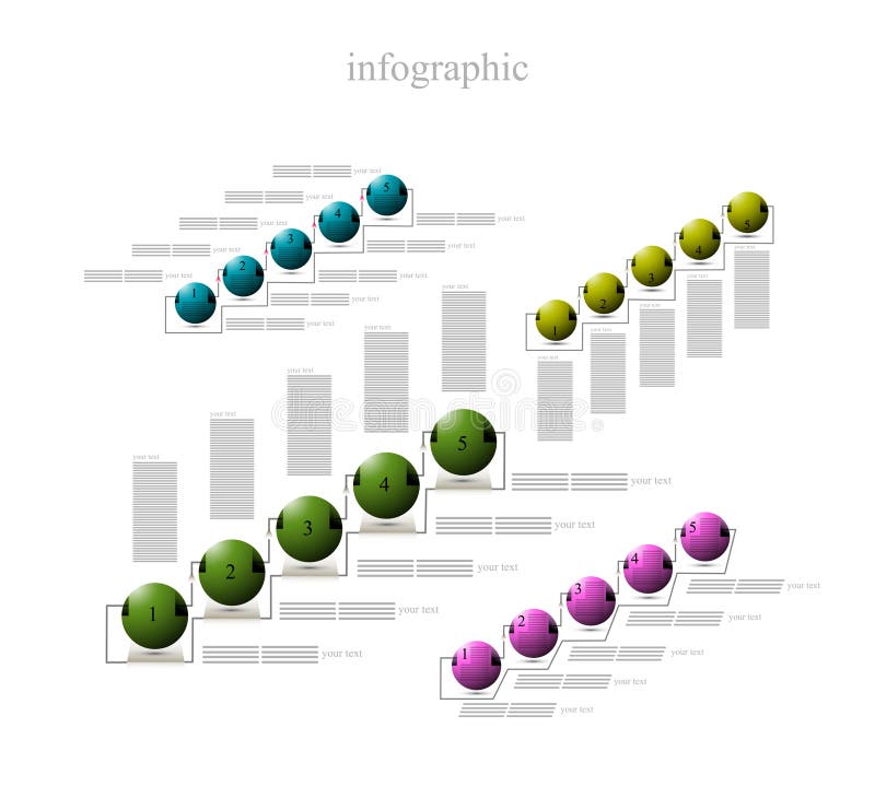 Infographics Balls for Any Project Stock Vector - Illustration of ...