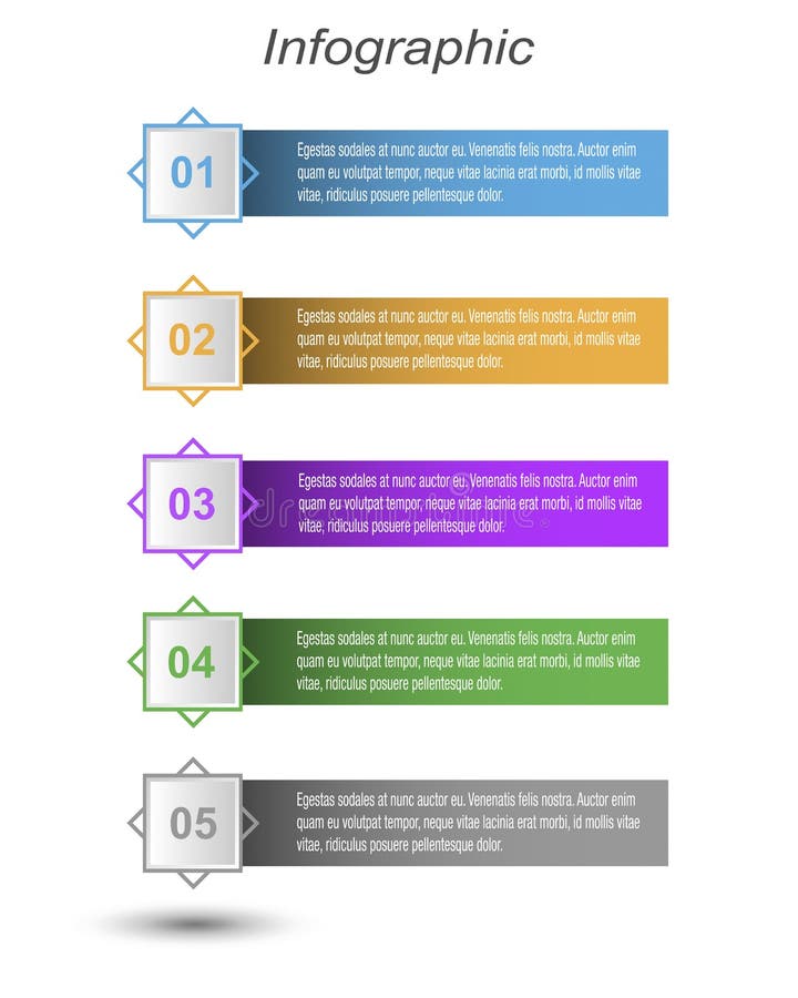 Infographics Banners for Web Layout. Stock Vector - Illustration of ...