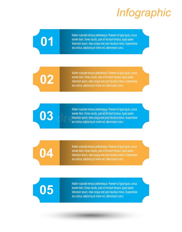 Infographics Banners for Web Layout. Stock Vector - Illustration of ...