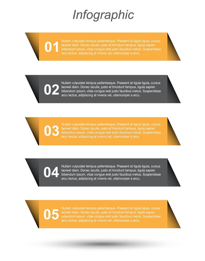 Infographics Banners for Web Layout. Stock Vector - Illustration of ...