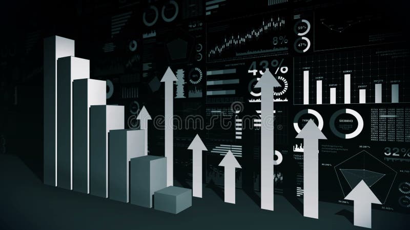 Solid Geometric Objects for Graphs. Rectangular Bar Chart Infographics ...