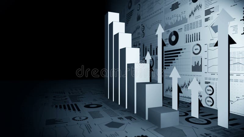 Solid Geometric Objects for Graphs. Rectangular Bar Chart Infographics ...