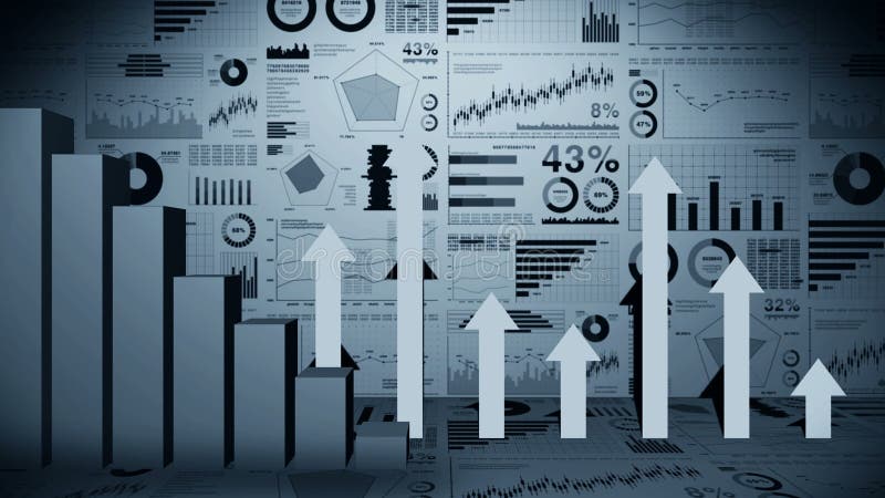 Solid Geometric Objects for Graphs. Rectangular Bar Chart Infographics ...