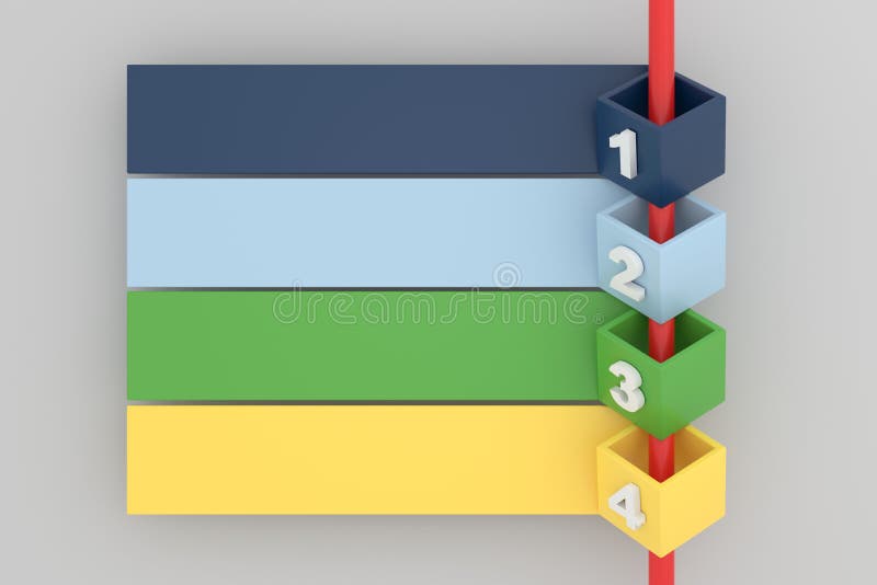 Infographics Colorful Banners Square Sections. Design Clean Banners ...