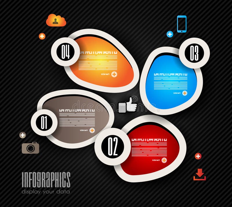 Infographics Concept Background To Display Stock Illustration ...