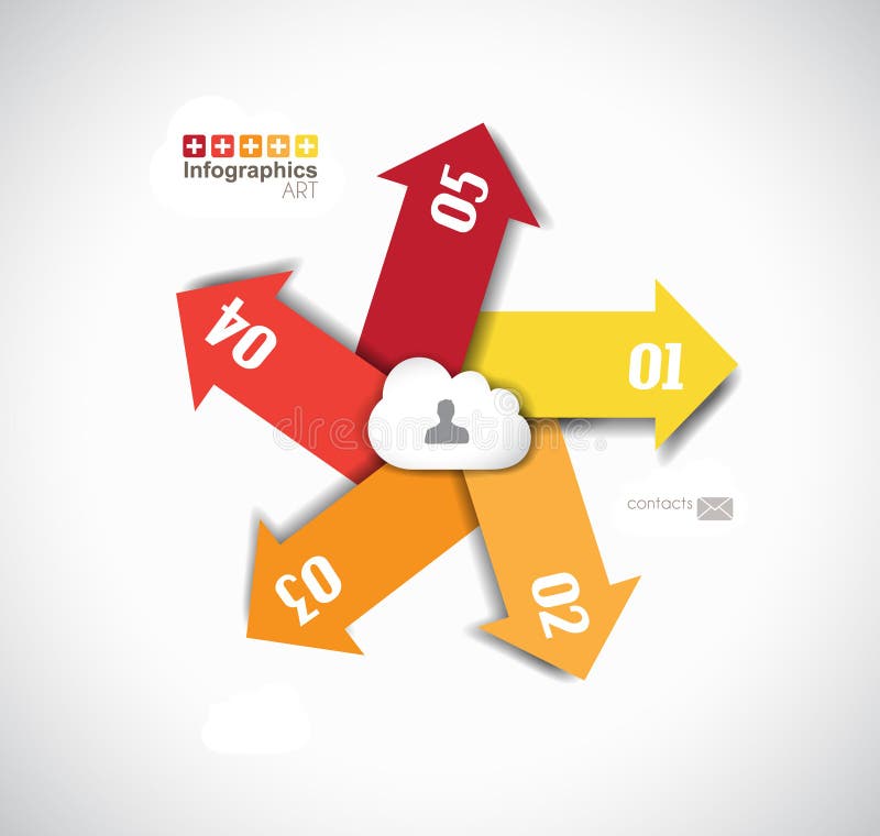 Infographics Concept To Display Your Data Stock Illustration ...