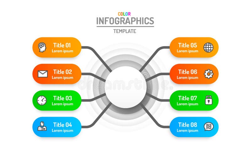 Infographics Creative Concept, Business Info Templates Option, Data ...