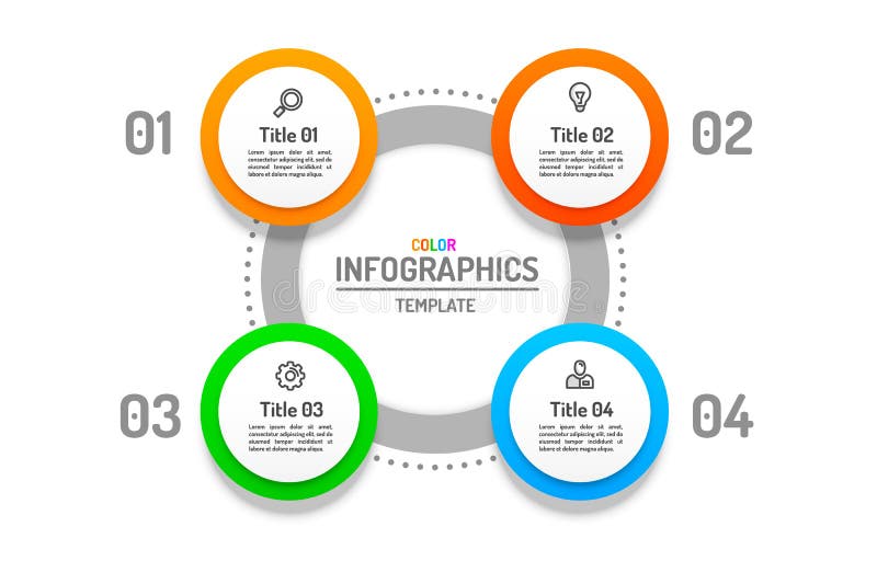 Infographics Creative Concept, Business Info Templates Option, Data ...
