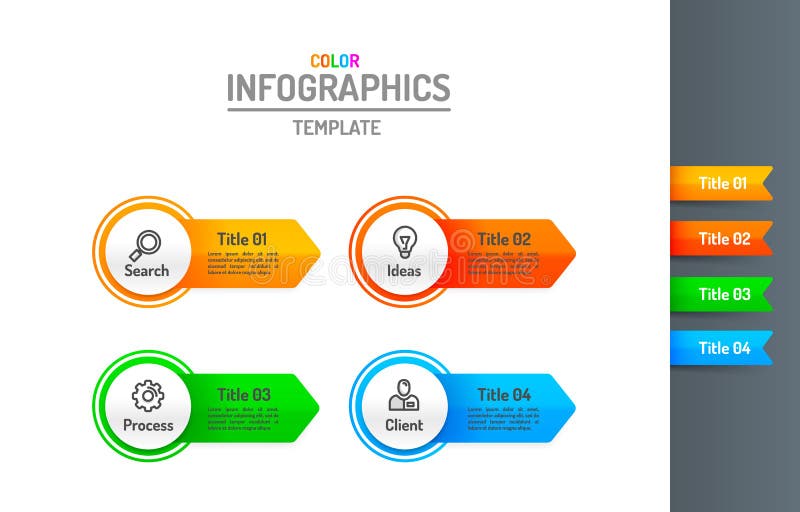 Infographics Creative Concept, Business Info Templates Option, Data ...