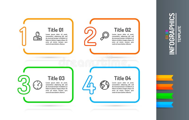 Infographics Creative Concept, Business Info Templates Option, Data ...
