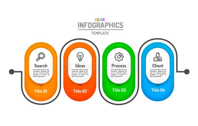 Infographics Creative Concept, Business Info Templates Option, Data ...