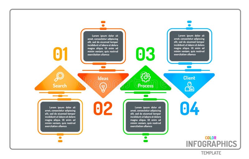 Infographics Creative Concept, Business Info Templates Option, Data ...