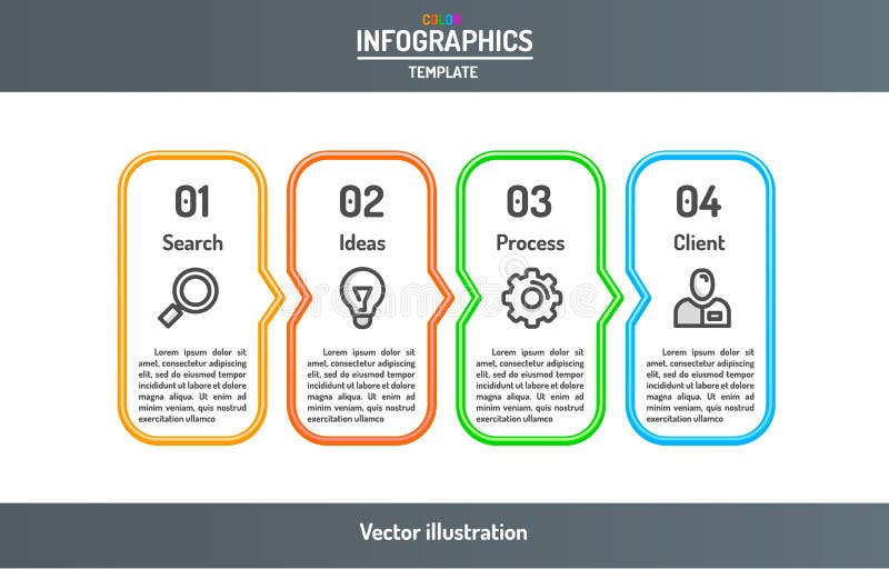 Infographics Creative Concept, Business Info Templates Option, Data ...