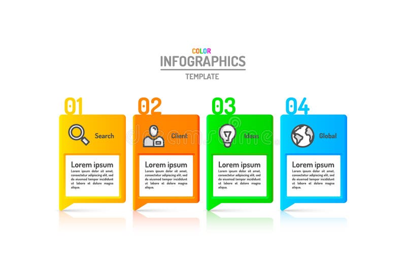 Infographics Creative Concept, Business Info Templates Option, Data ...