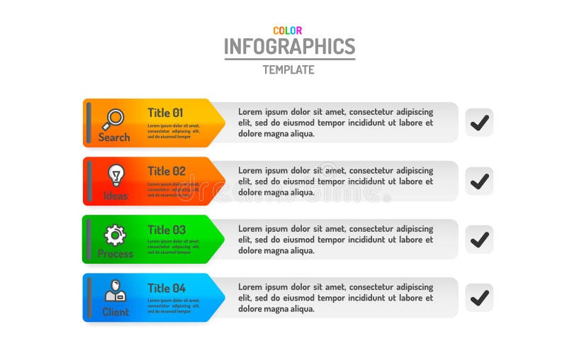 Infographics Creative Concept, Business Info Templates Option, Data ...