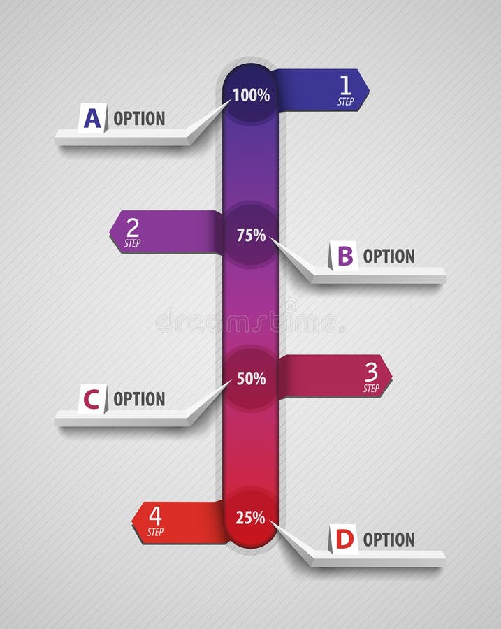 Infographics Data Line Business Presentation Element Stock Vector ...