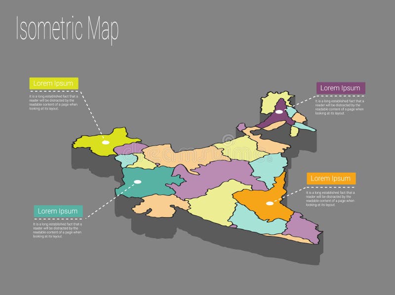 Infographics Del Mapa De La India Ilustración del Vector - Ilustración ...