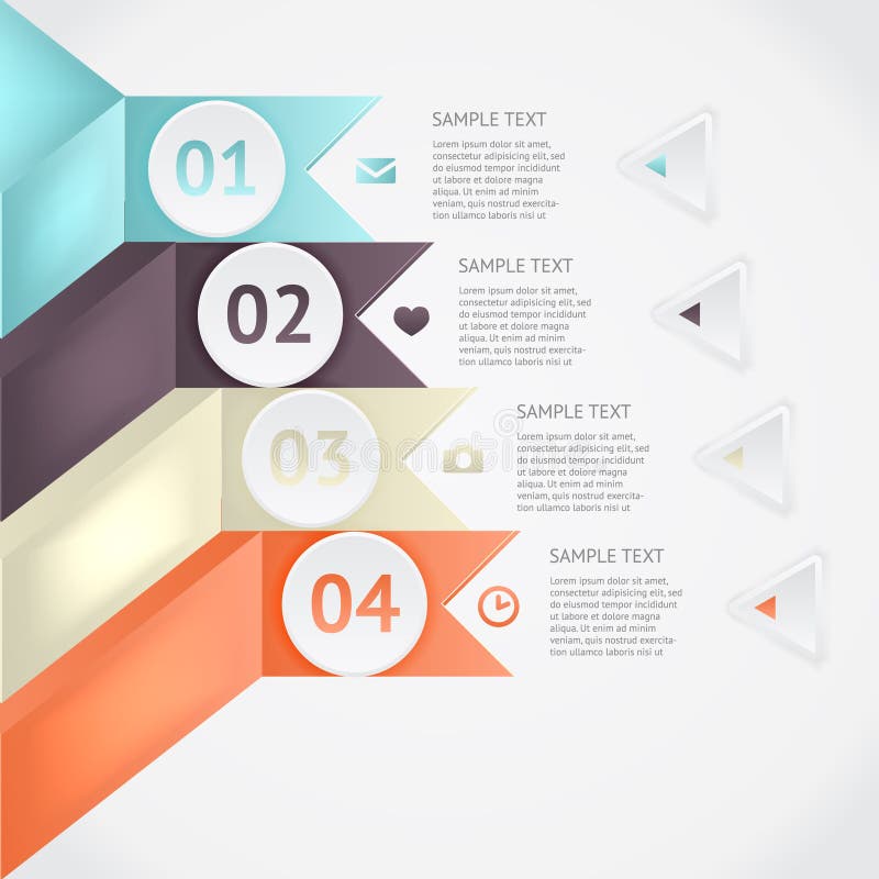 Plantilla Moderna Del Infographics Ilustración del Vector - Ilustración ...