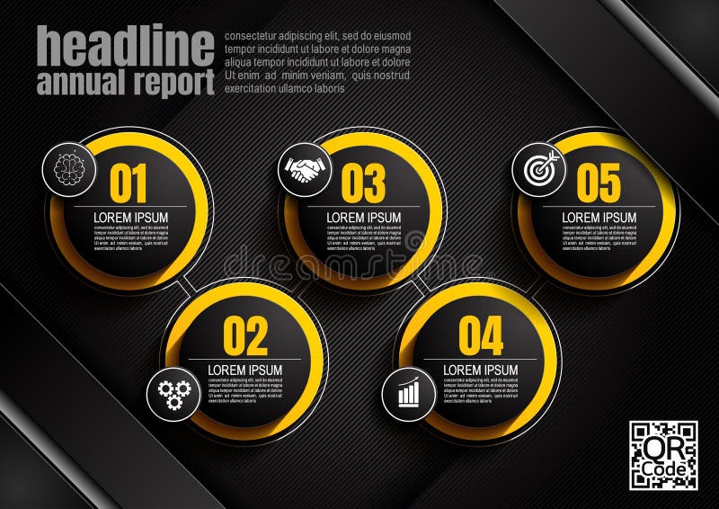 Infographics Design Black Color 27 Stock Vector - Illustration of ...