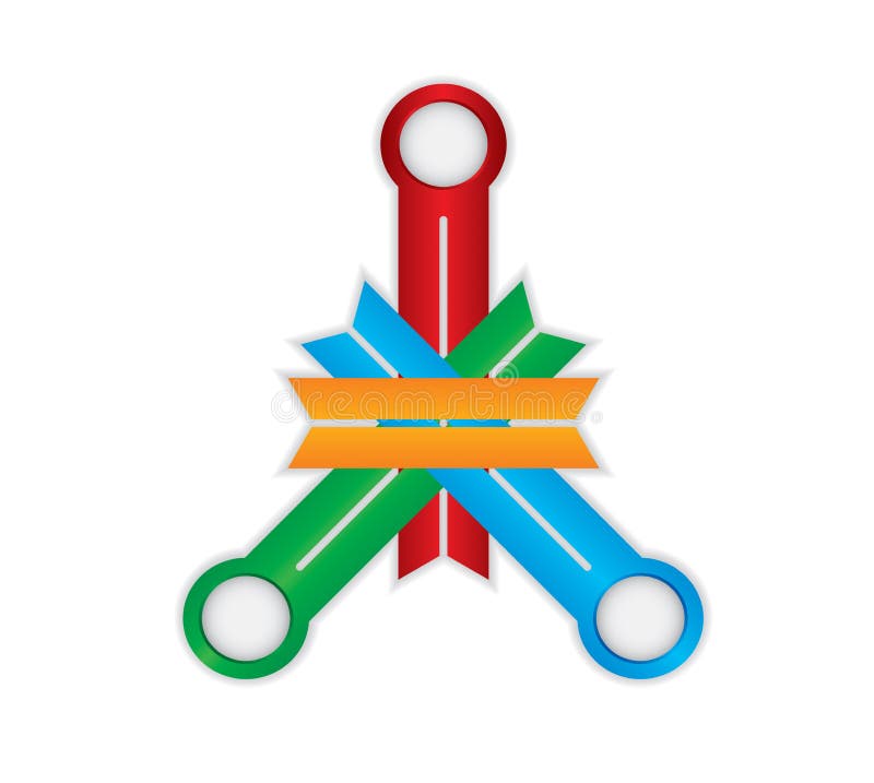 Infographics Design with Color Line Stock Vector - Illustration of ...