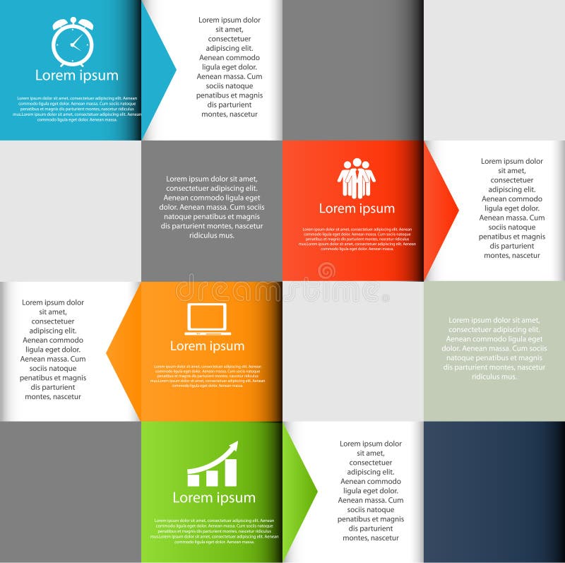 Modern Method of Payment Infographics Template Stock Vector ...