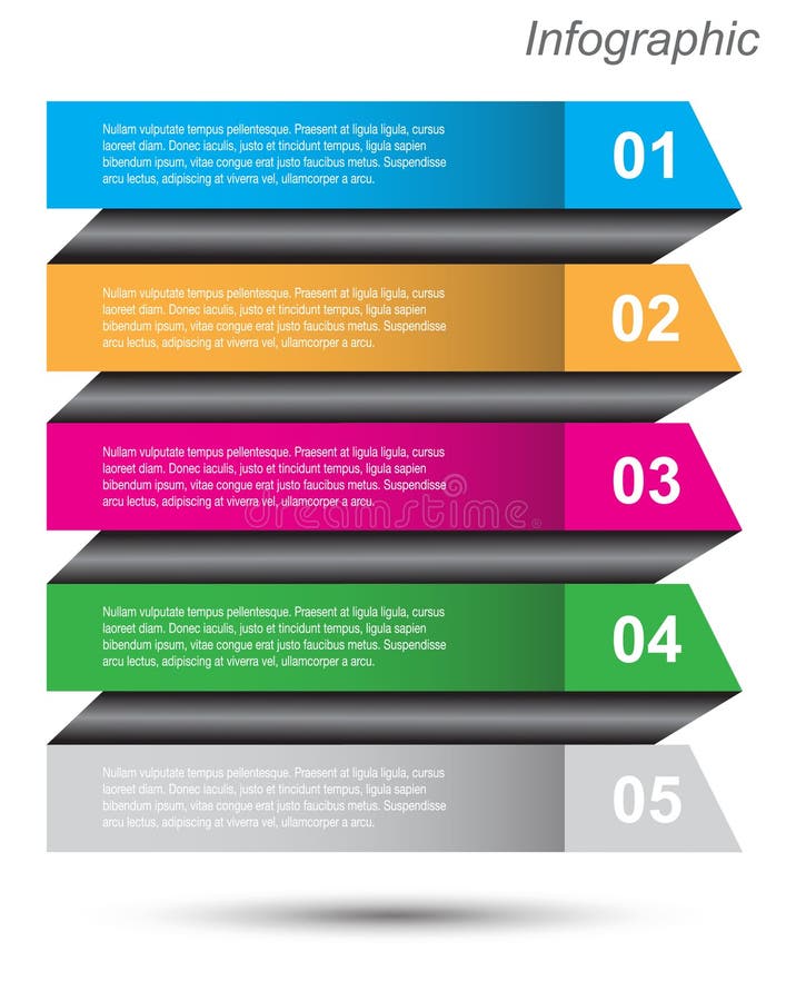 Infographics Design Template Stock Vector - Illustration of background ...