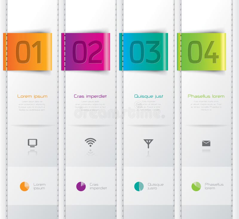 Infographics Design Template. Stock Vector - Illustration of data ...