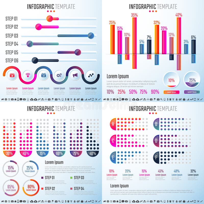 Infographics Design Template Stock Vector - Illustration of icon ...