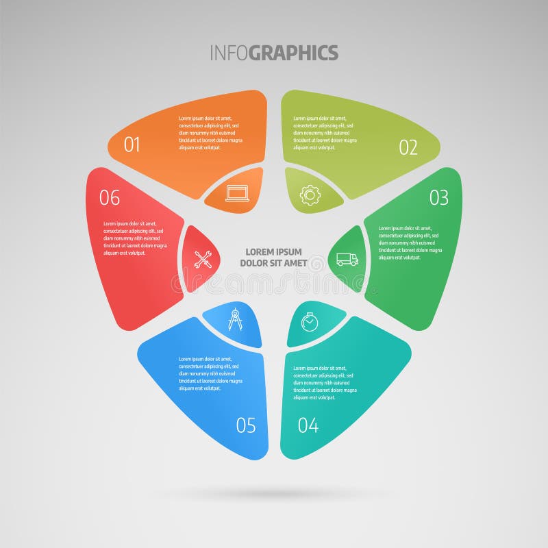 Infographics Design Vector. Business Concept with Steps or Processes ...