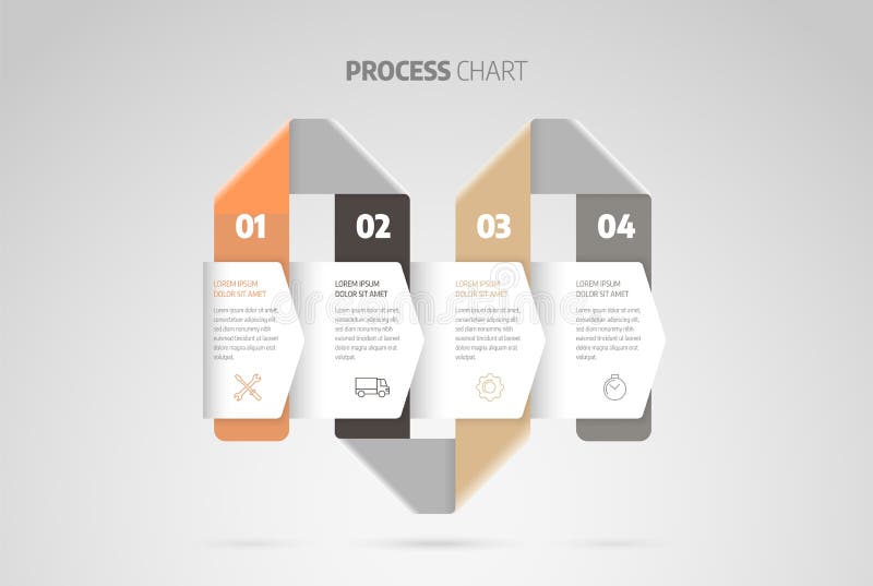 Infographics Design Vector. Business Concept with Steps or Processes ...