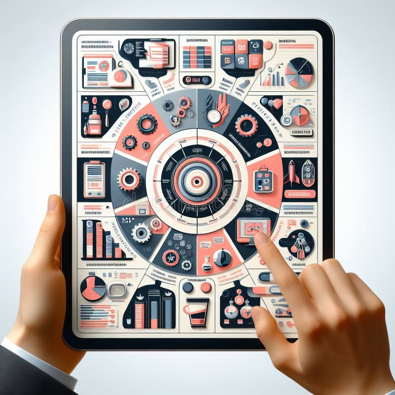 Infographics or Diagrams Explaining Product Specificat Stock Image ...