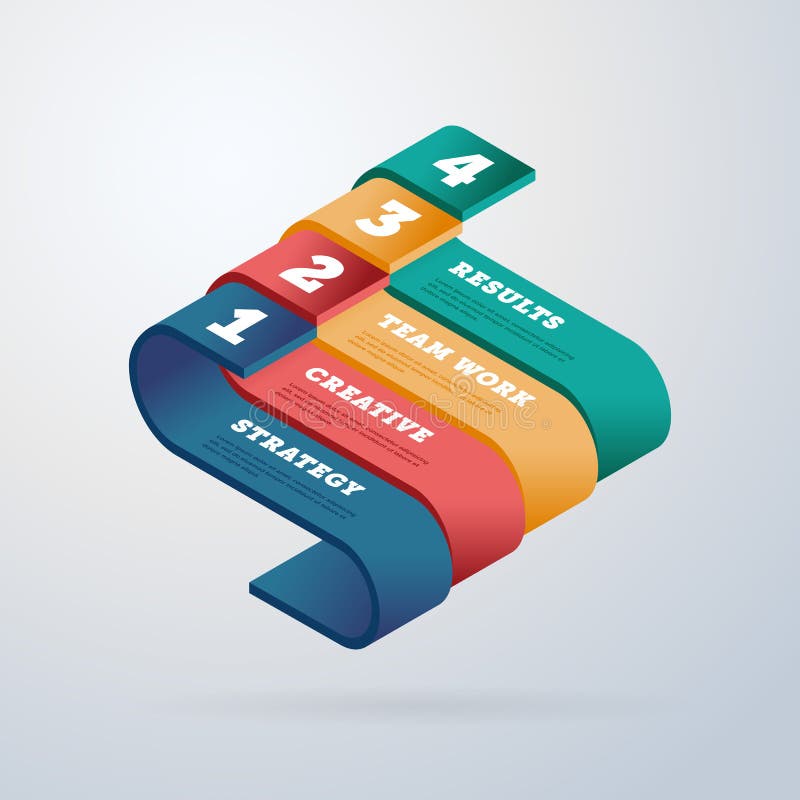 Infographics Elements Vector Template Stock Vector - Illustration of ...