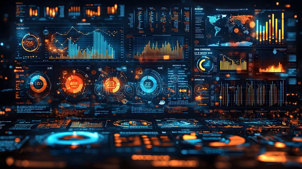 Infographics Engaging in Relevant Data Visualization Activity Stock ...