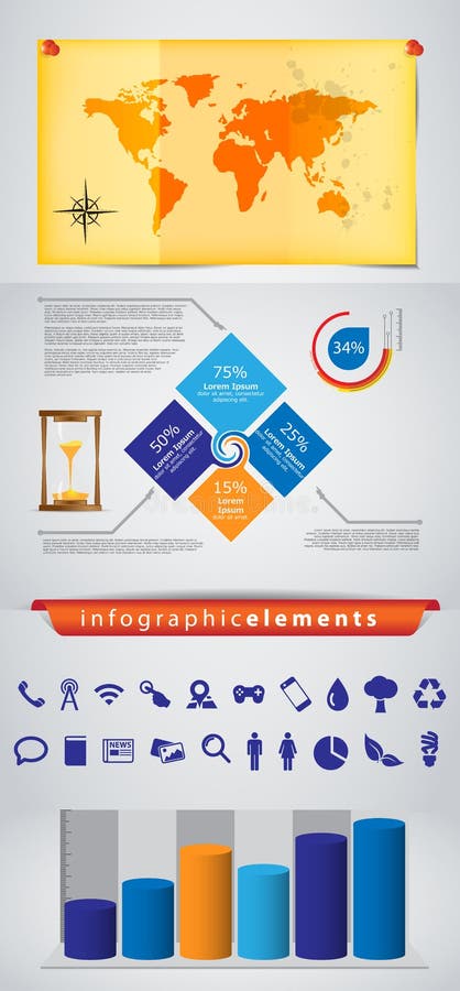 Infographics, Information Graphics Stock Vector - Illustration of ...