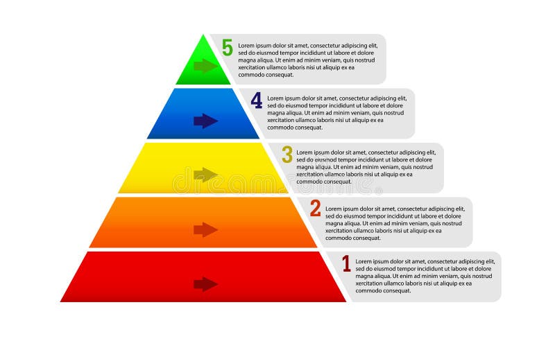 Infographics of Lead Generation, Pyramid of Development Strategy Stock ...