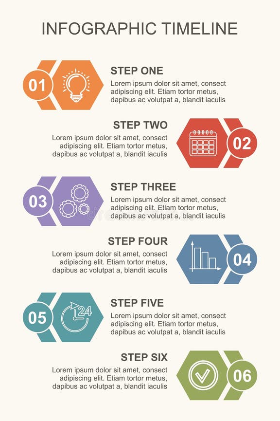 Infographics List Timeline Step by Step Visual Guide for Easy ...