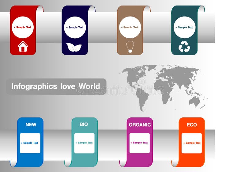Infographics love World stock vector. Illustration of element - 36287897