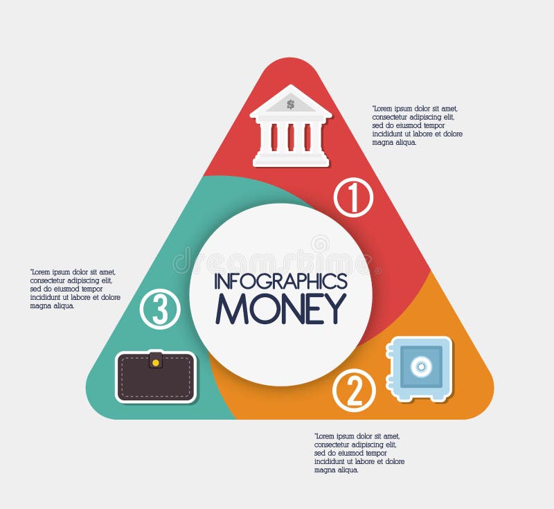 Infographics Money Design, Vector Illustration Stock Vector ...