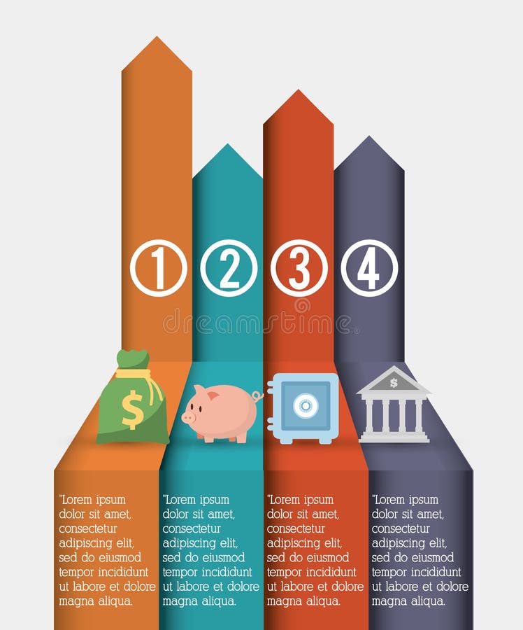 Infographics Money Design, Vector Illustration Stock Vector ...