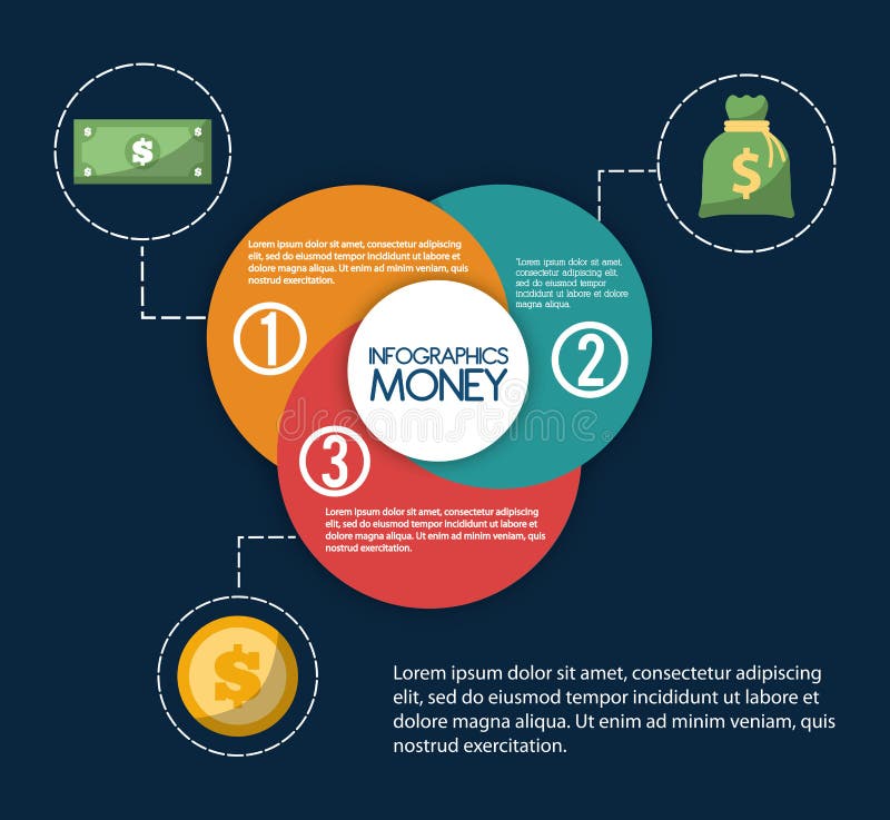 Infographics Money Design, Vector Illustration Stock Vector ...
