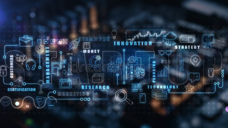 Infographics in Motion Over a Silicon Chip Background Stock Video - Video of virtual ...