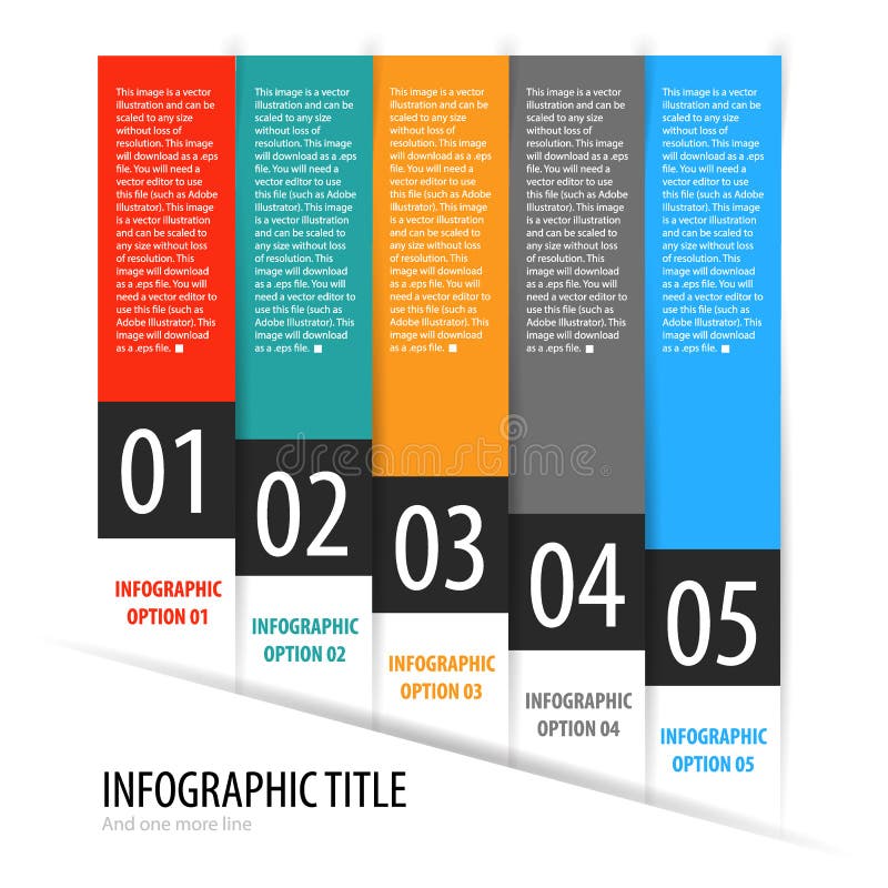 Banner Steps Business Infographic Template Stock Vector - Illustration ...