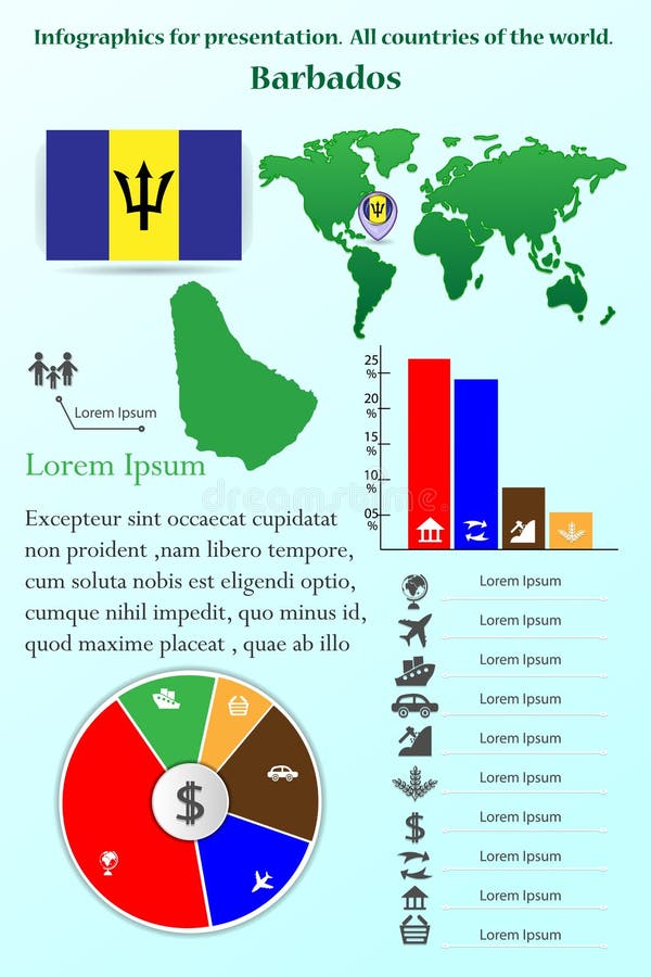 Infographics for Presentation. All Countries of the World Stock ...
