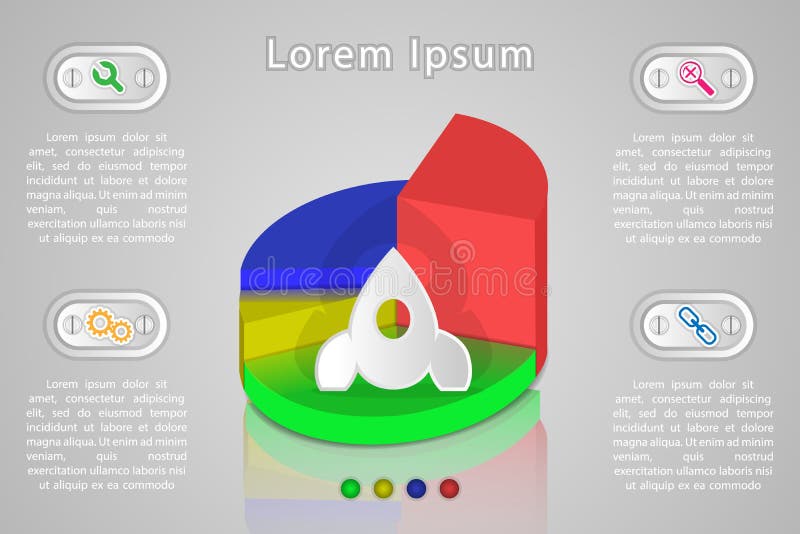Infographics for Presentation Schedule Four Options Stock Vector ...