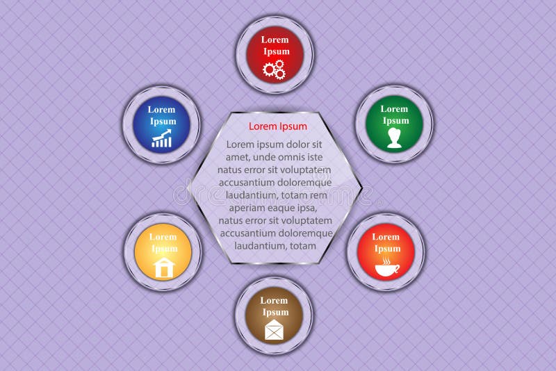 Infographics for a Presentation with Transparent Elements. Part 2 Stock ...